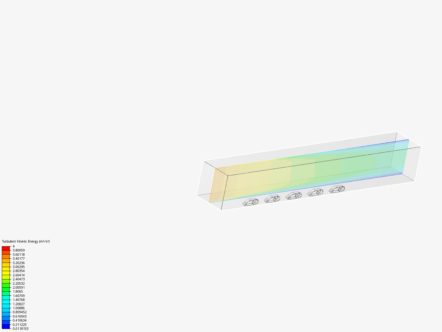 5 cars CFD Project 2 by tnicosia | SimScale