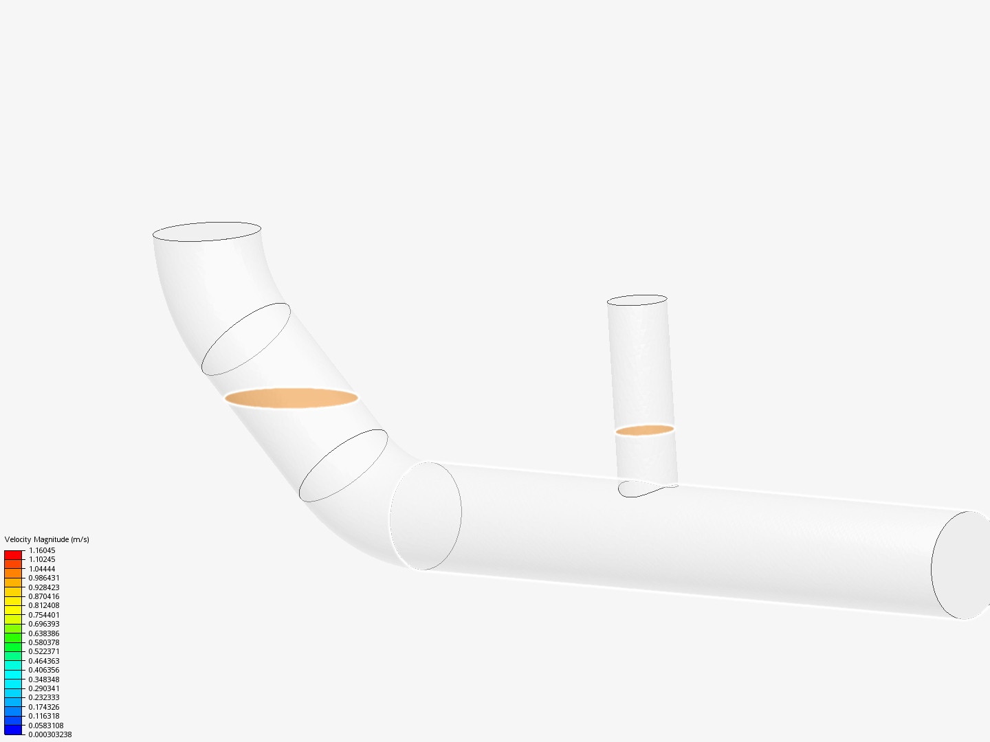 Tutorial 2: Pipe junction flow - Copy by tomosullivan | SimScale