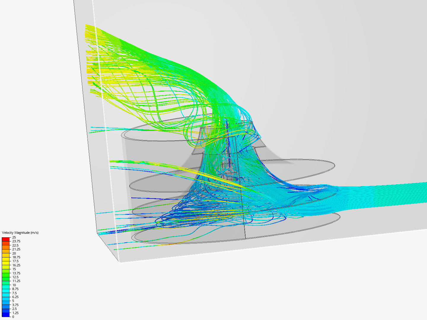 Wind vane 40mm gap by trav16417 | SimScale