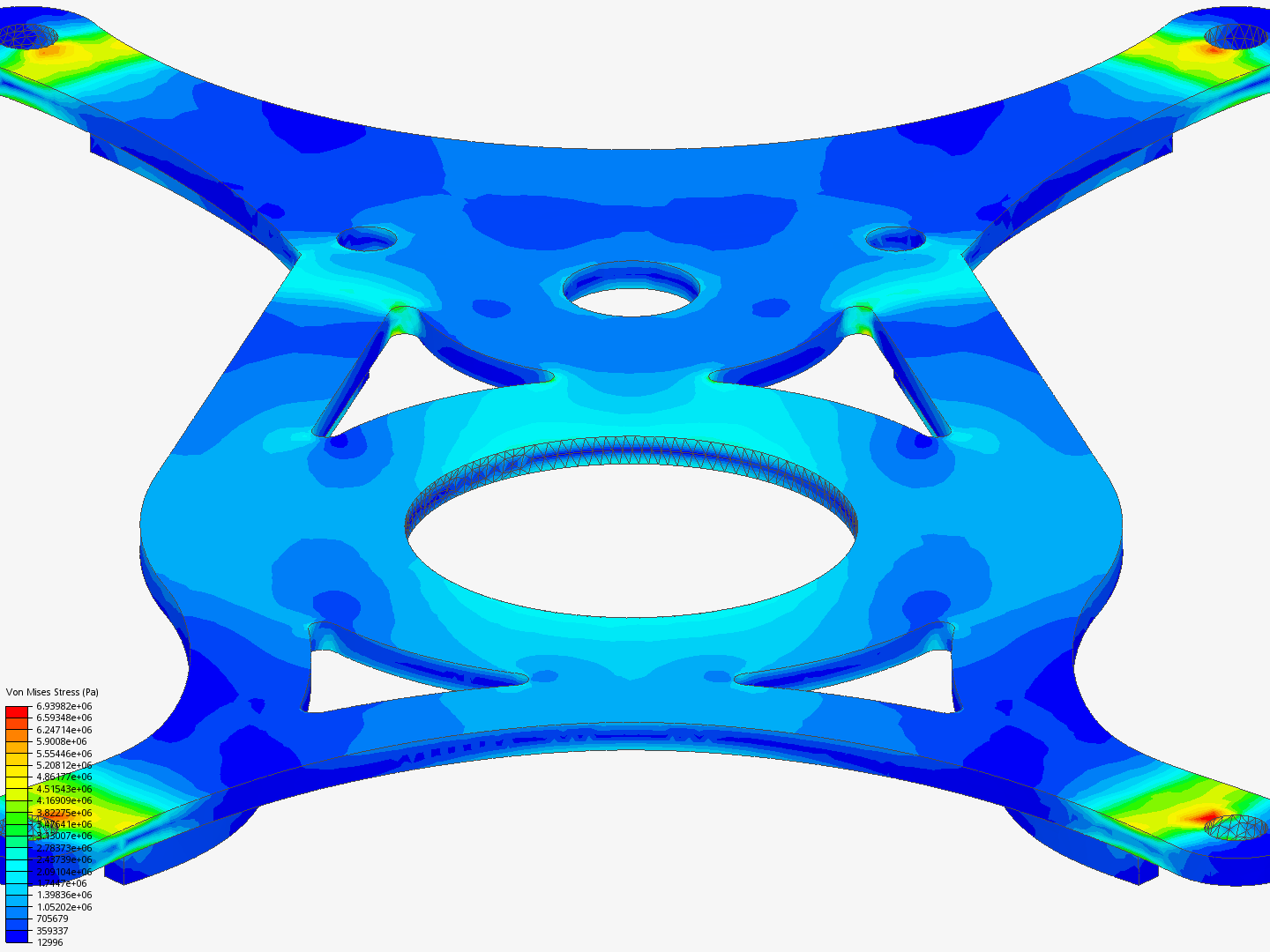 Frame bending study by turtletomy | SimScale