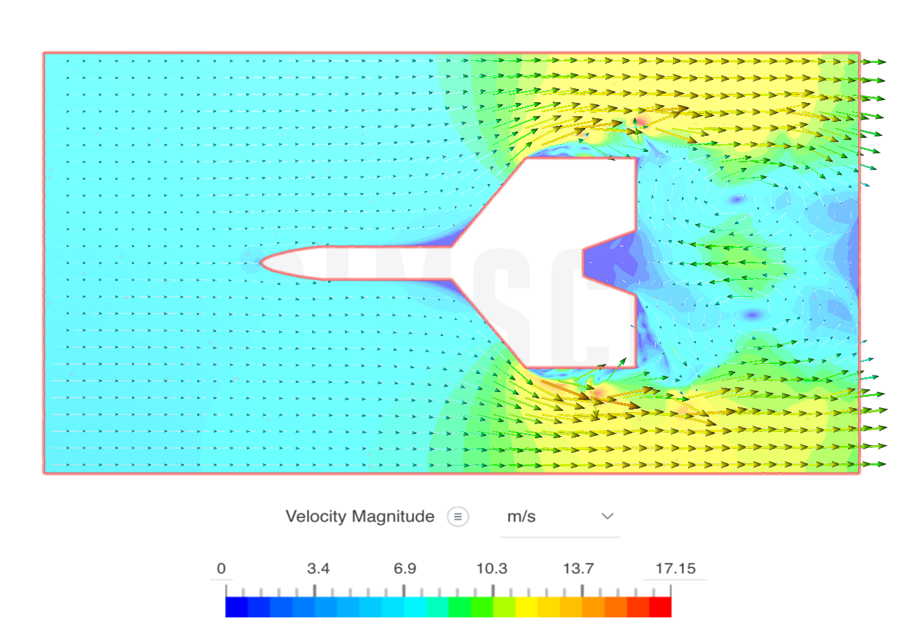 Airflow Around Rocket by tv62414 | SimScale
