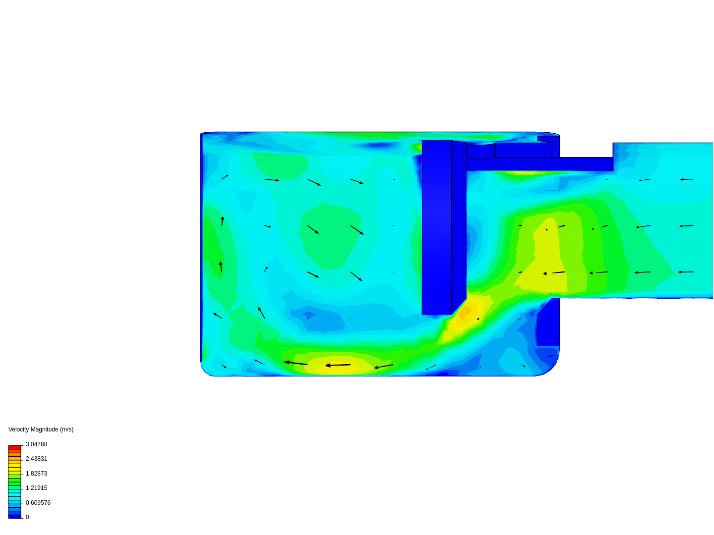 Tutorial: Fluid Flow Through a Valve by u19me084 | SimScale