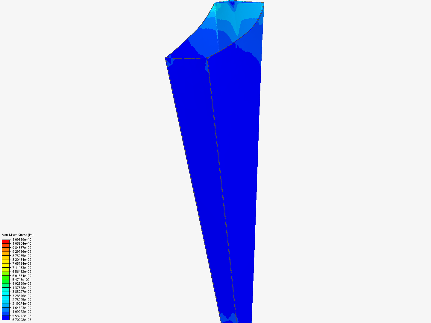 Tank leg by ufftec4 | SimScale
