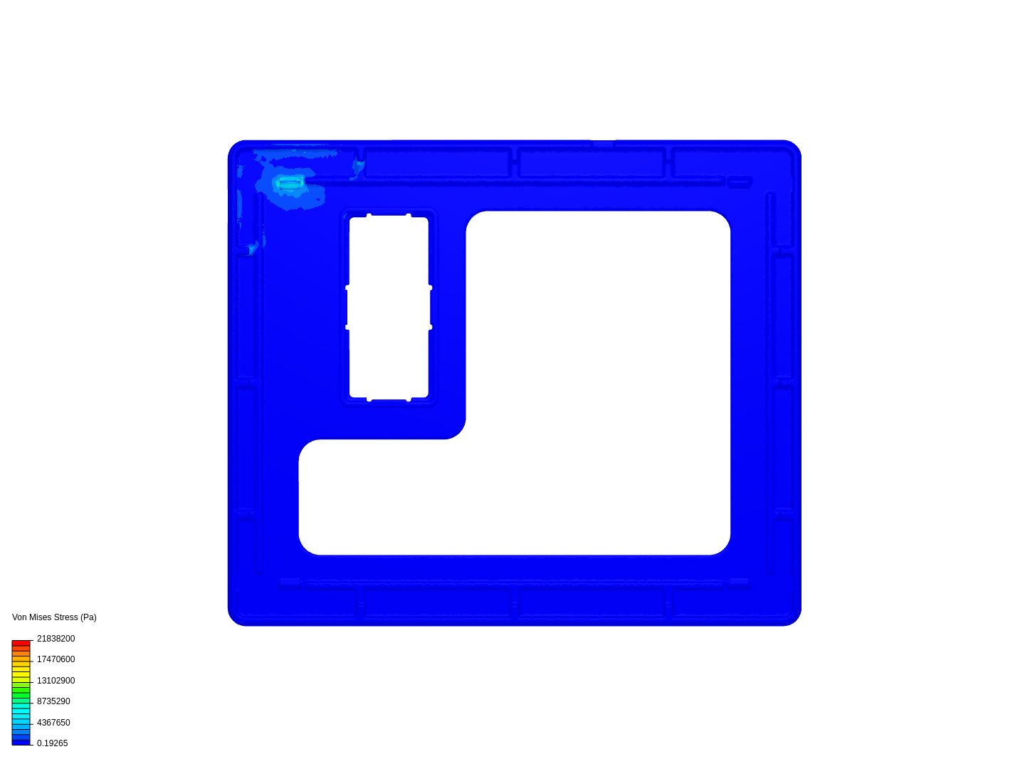 Wall Mounting Snap Frame by vcqaj | SimScale