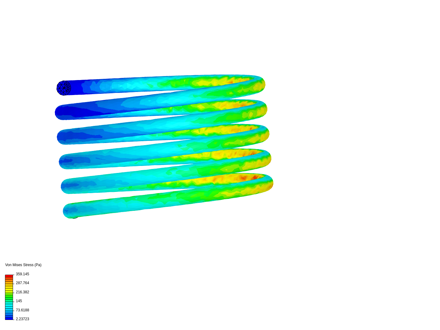 spring by veeraak12 | SimScale