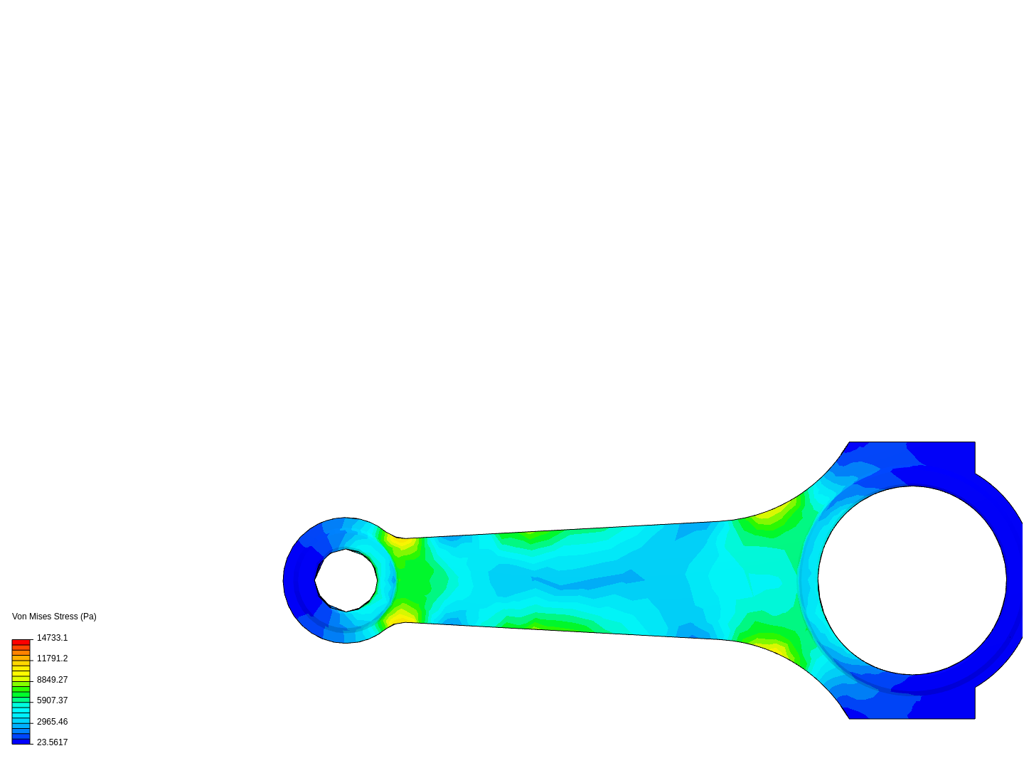 Tutorial 1: Connecting rod stress analysis by veeramanikandan | SimScale
