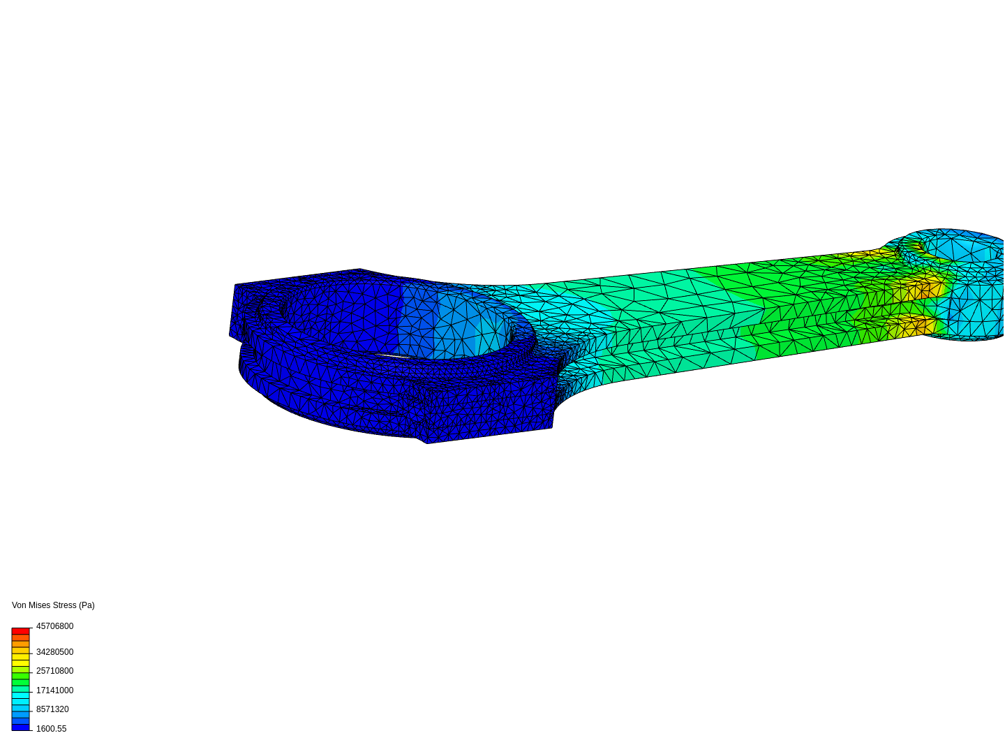 Tutorial 1: Connecting rod stress analysis by victor_zaytsev | SimScale
