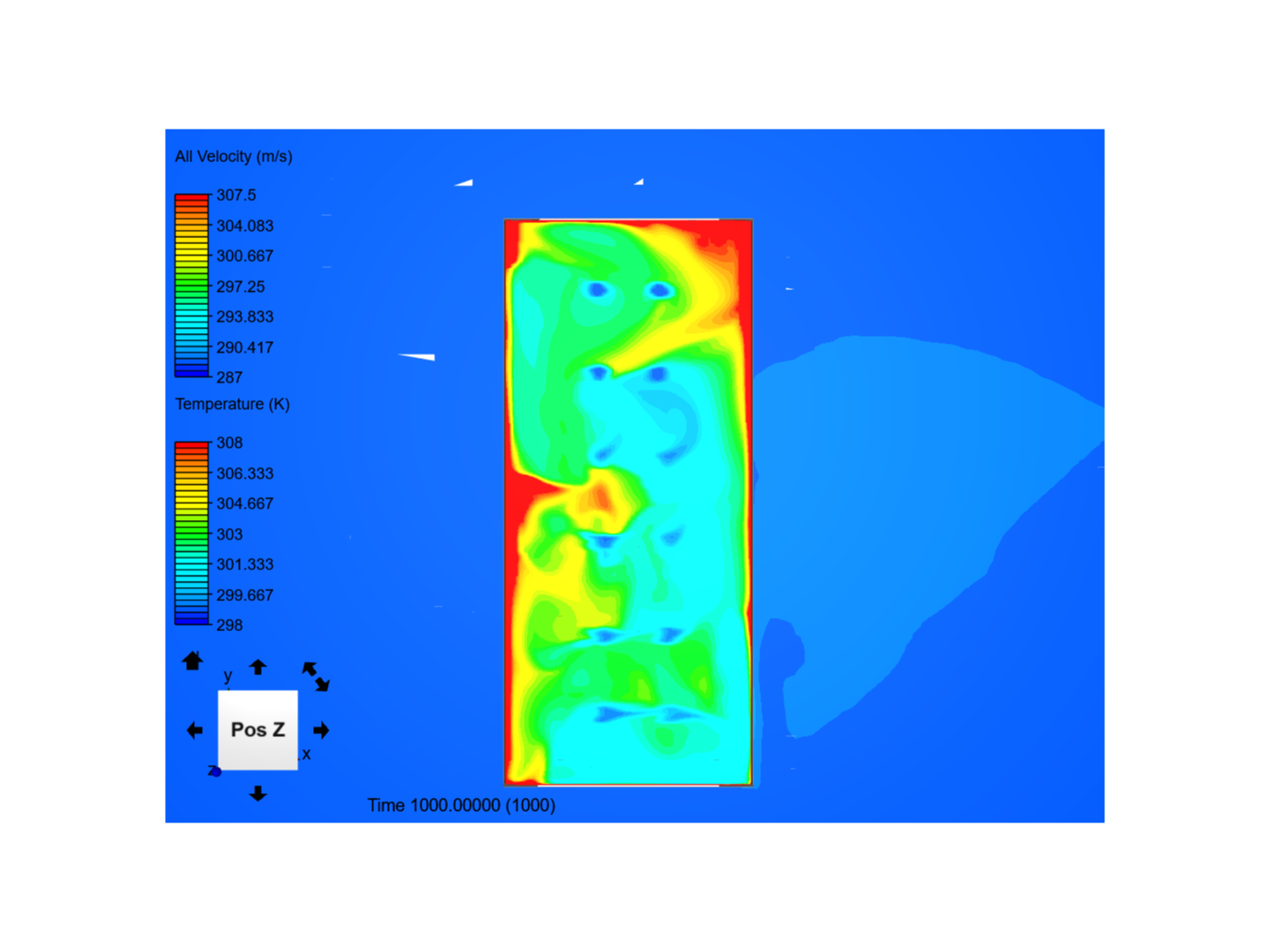 Stack ventilation for naturally ventilated ward by vidupe | SimScale