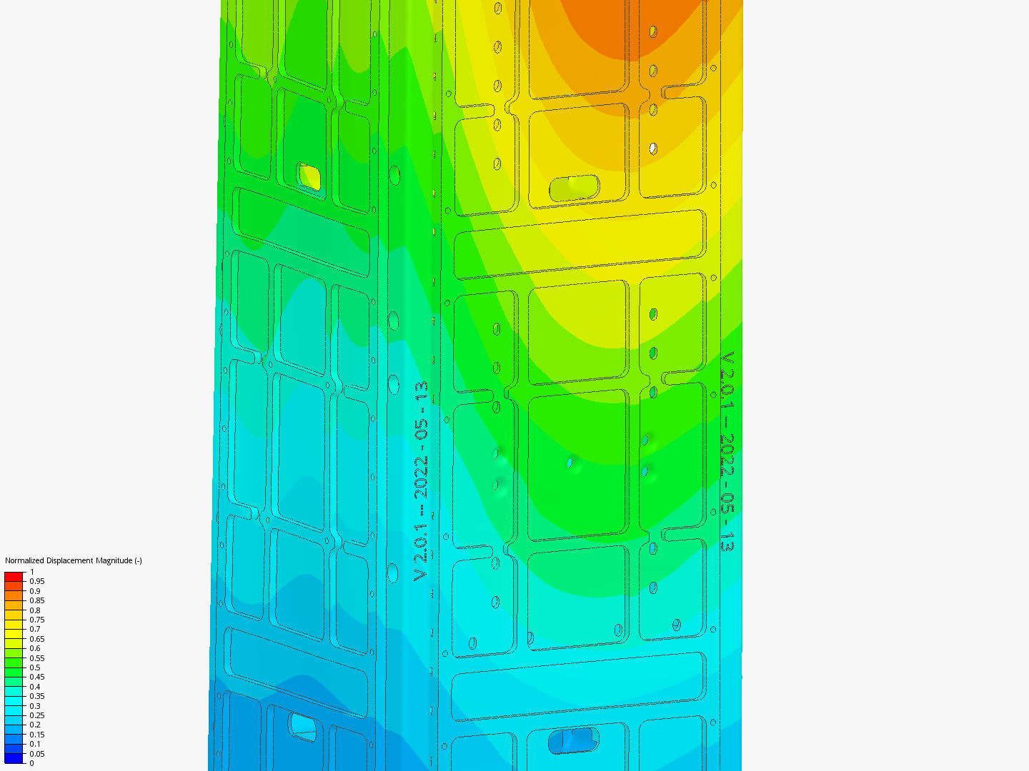 PrismSAT Frame by violetlabs | SimScale