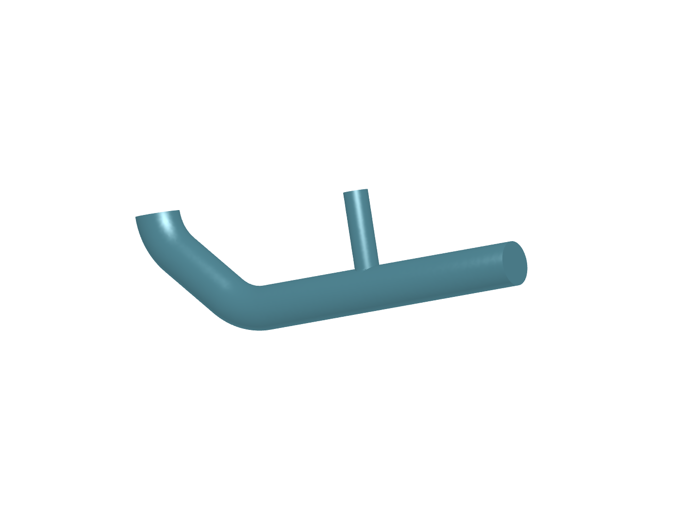 Tutorial 2: Pipe junction flow by virt_uant | SimScale