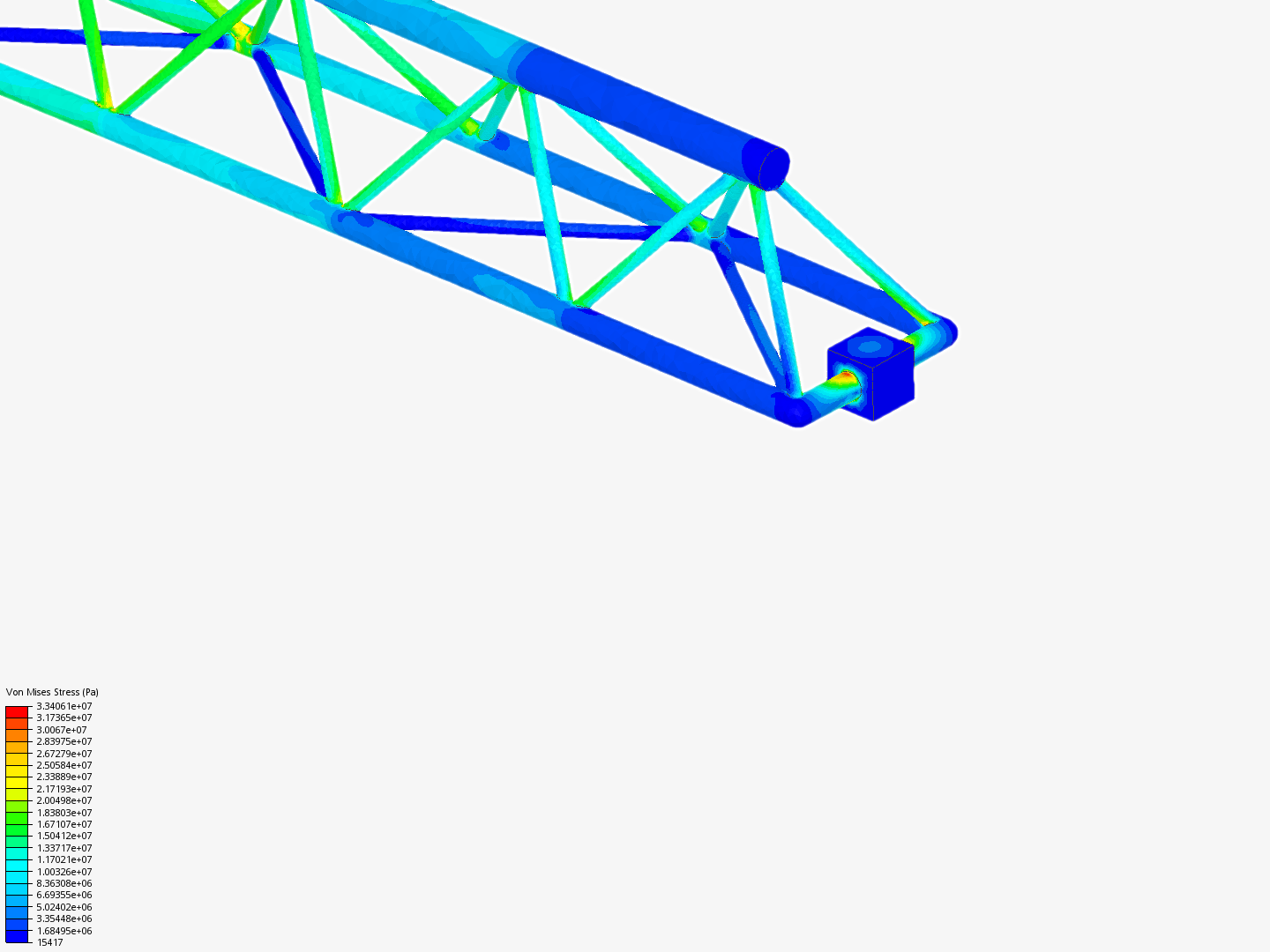 Tutorial - Linear static analysis of a crane by vivek_rathod06 | SimScale
