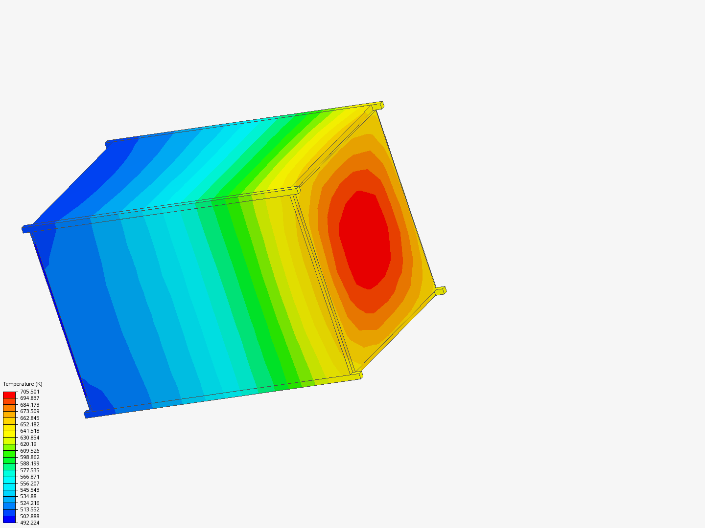 Cubesat thermal analysis Without Deployable Sun Shade by vkaja | SimScale