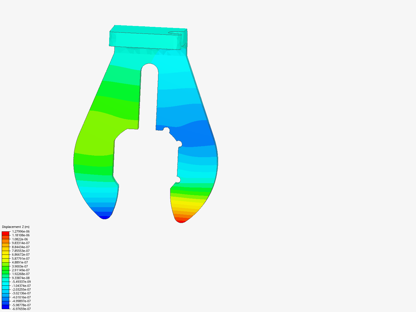 spring clip by vstalfoort | SimScale