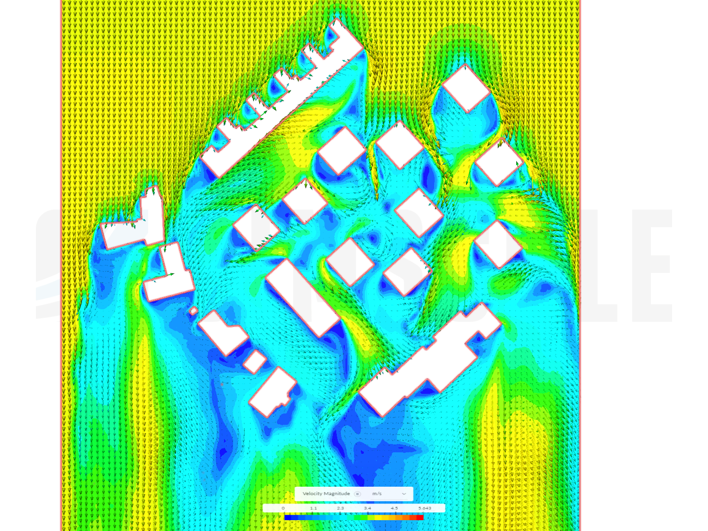 Wind simulation by vtnko | SimScale