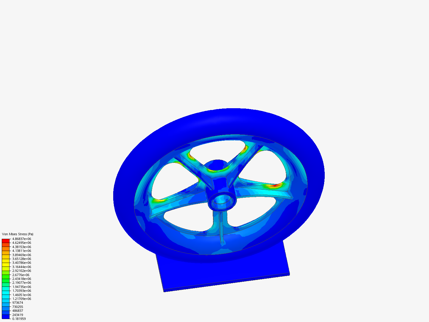 non-linear static FEA by wase | SimScale