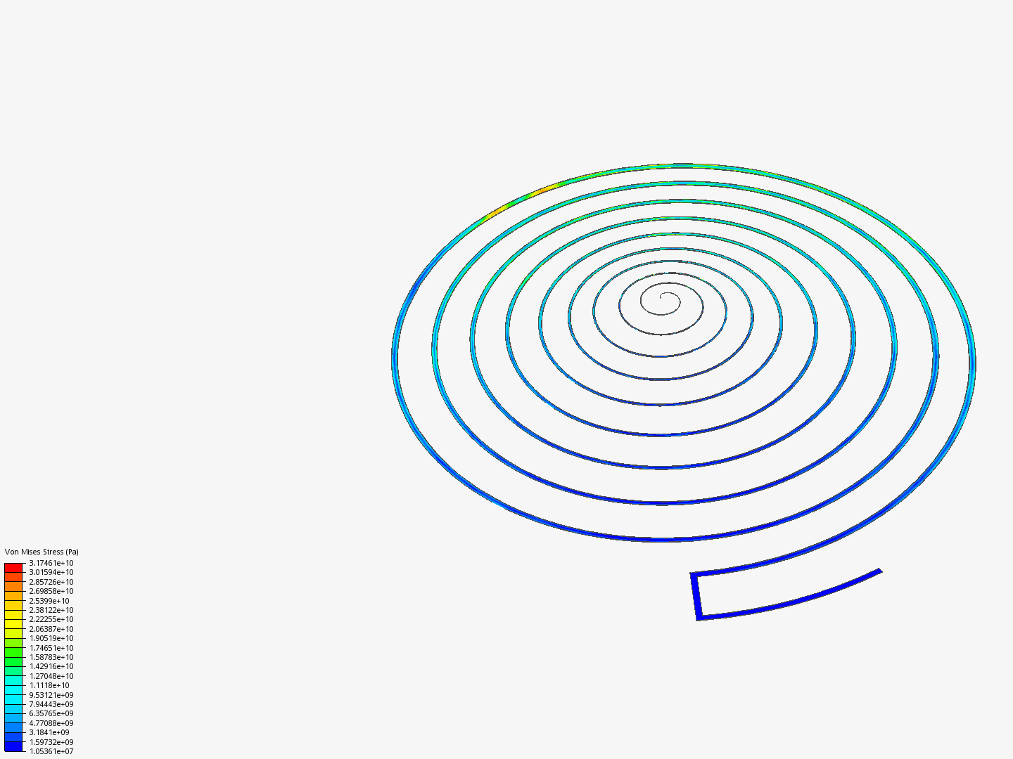 Spiral Spring by will_sunoo_kim | SimScale