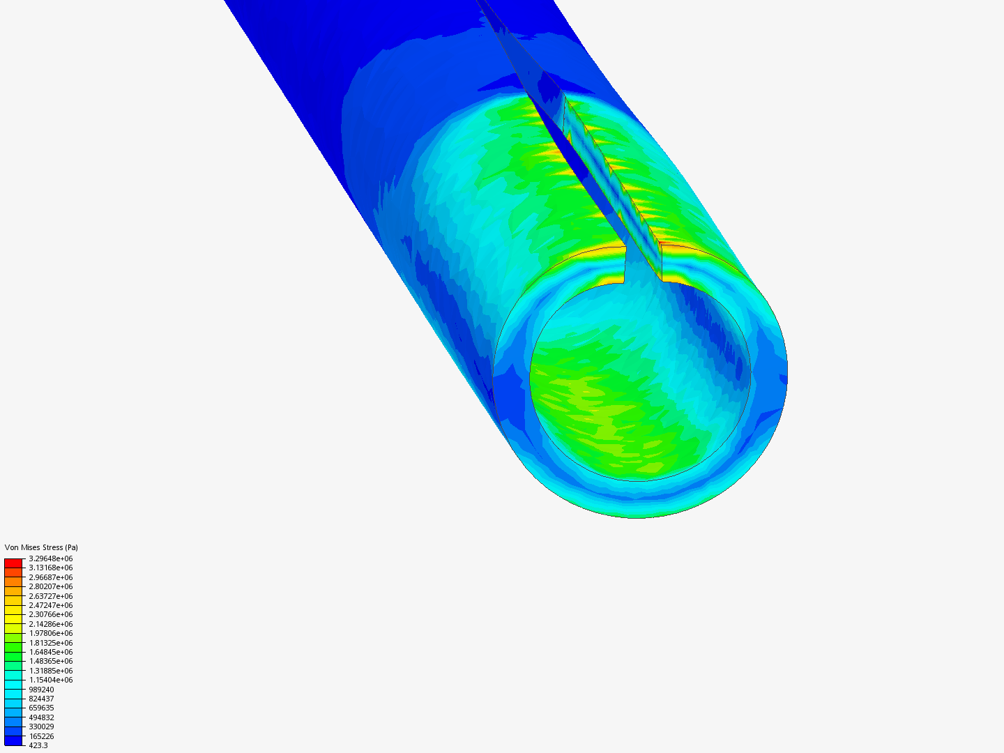 Tube Section FEA by williamctburke | SimScale