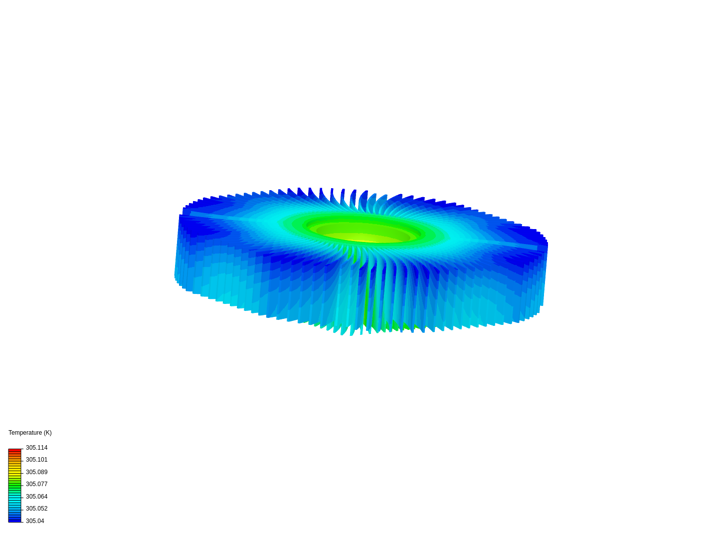 Heat transfer through CPU heatsink by williamszack76 | SimScale