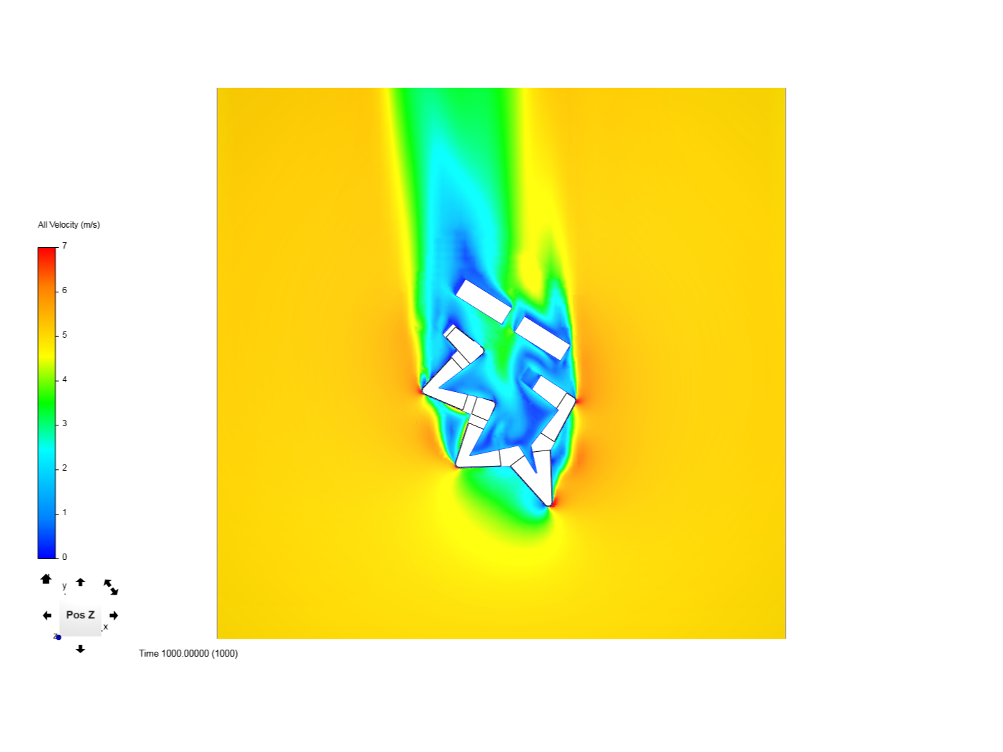 wind simulation by wlazmba | SimScale