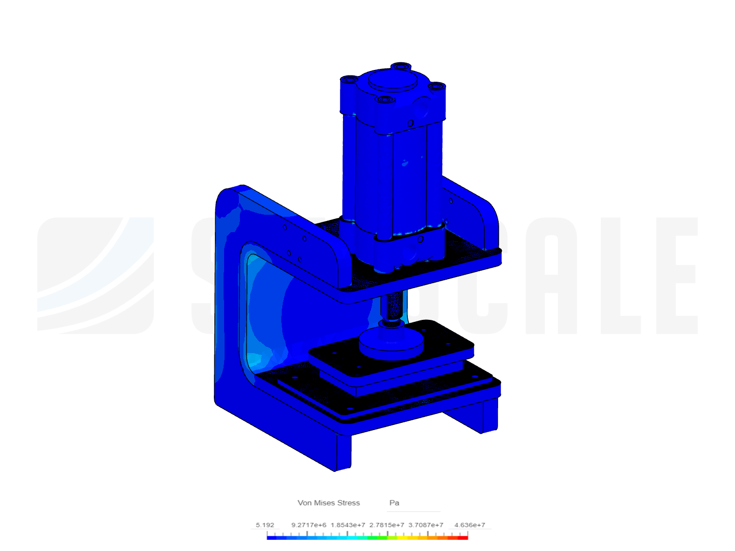 Die Punch Assembly1 by wmatolla | SimScale