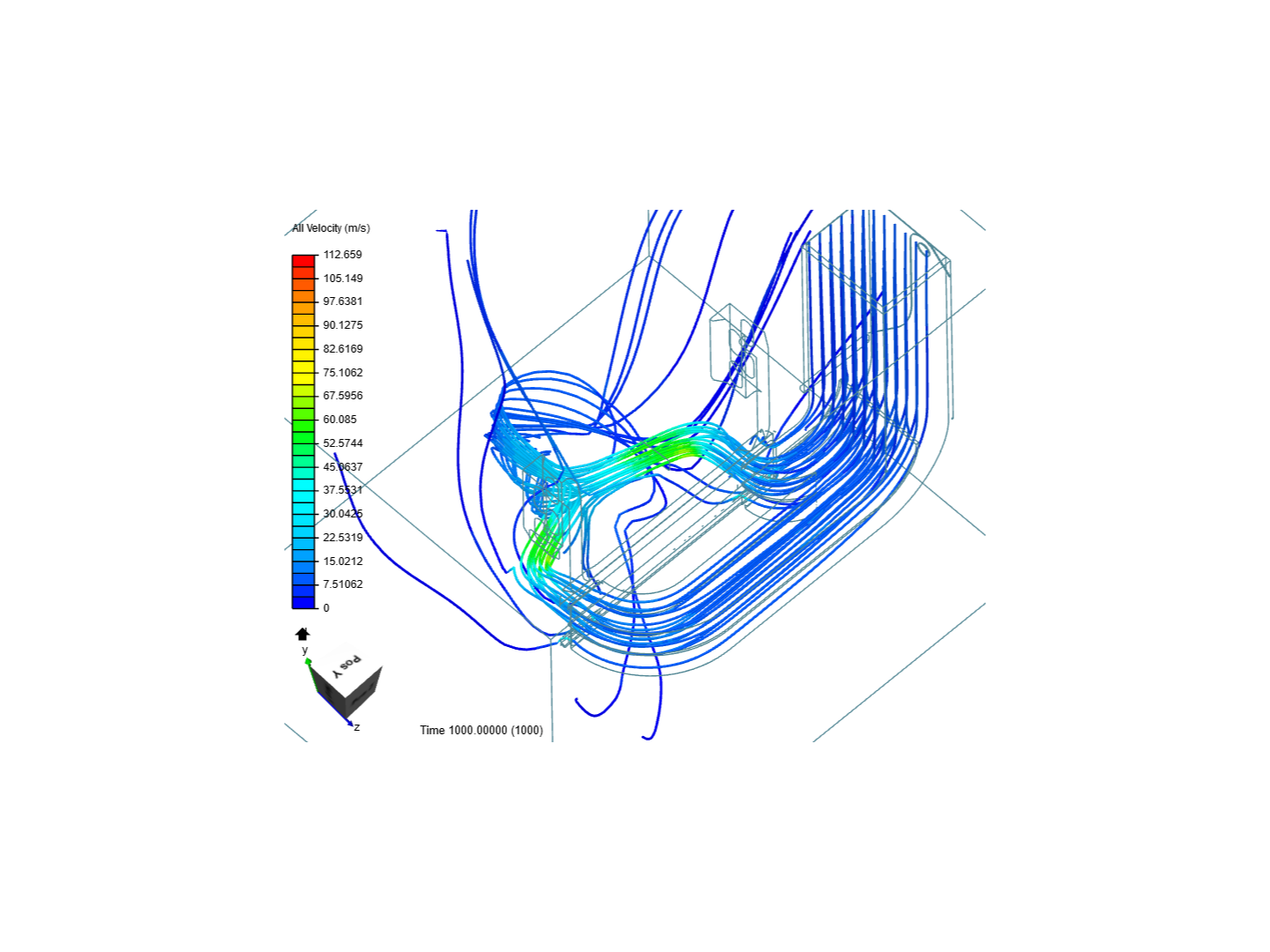 Creality Fan Duct Mk5 by wongyatming888 | SimScale