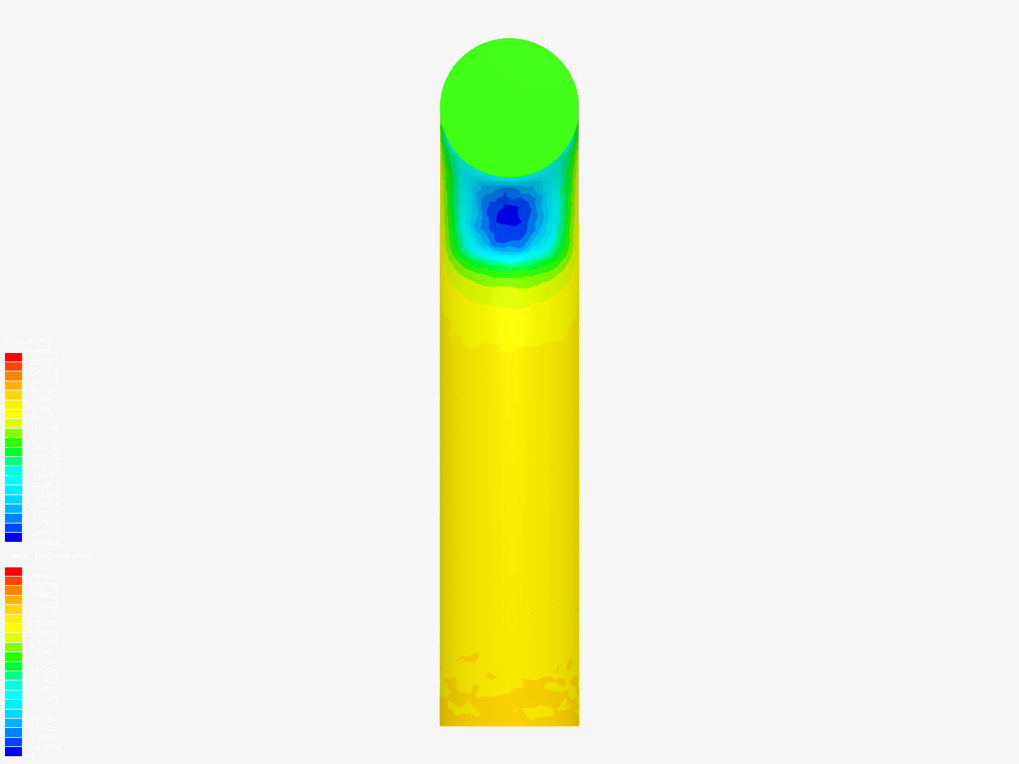 Fluid flow through pipe bend - Copy by xiaobo9 | SimScale