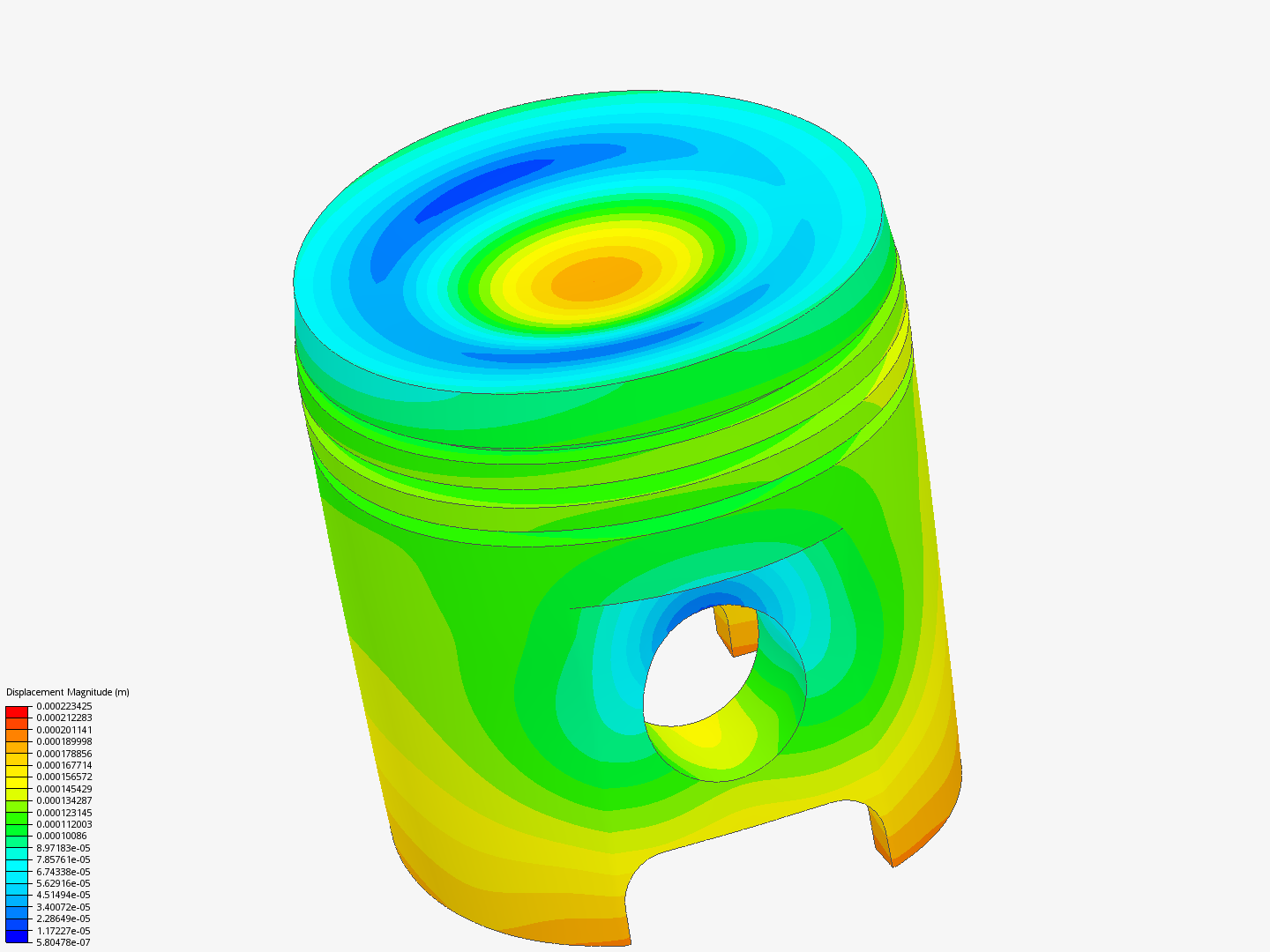 Advanced Tutorial: Thermomechanical Analysis of an Engine Piston by xielinyan766 | SimScale