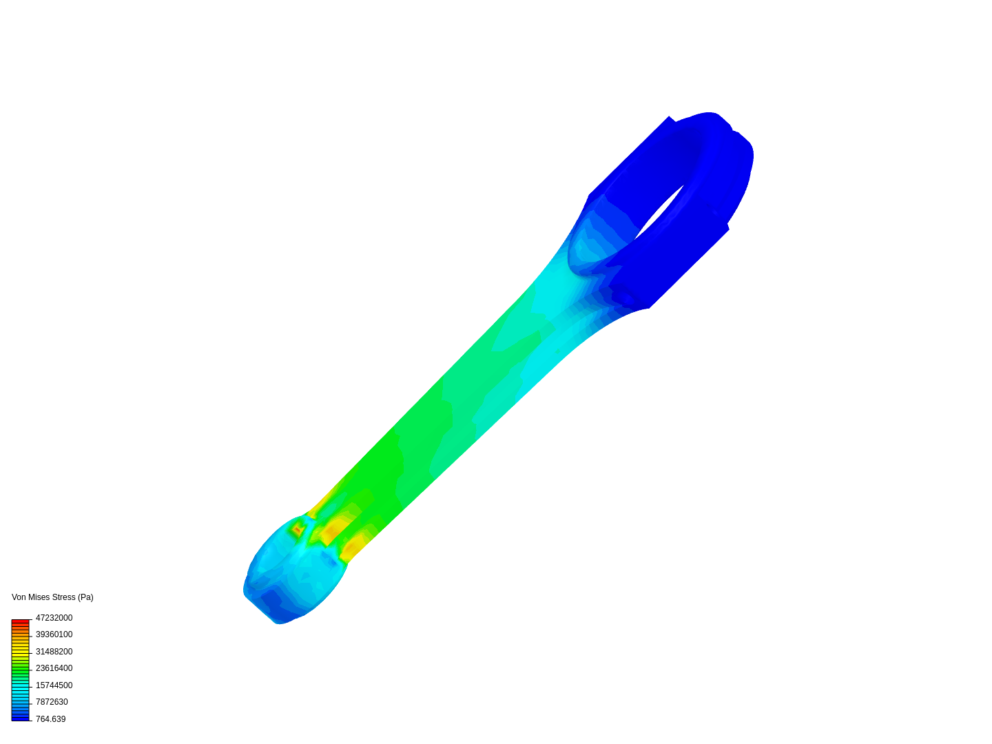Tutorial 1: Connecting rod stress analysis by xuyan | SimScale