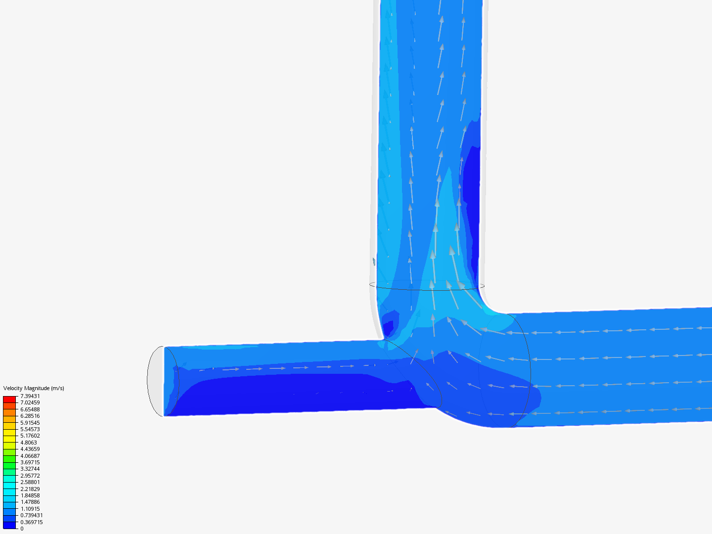Tutorial-02: Pipe junction flow - Copy by y_kawabata_az | SimScale