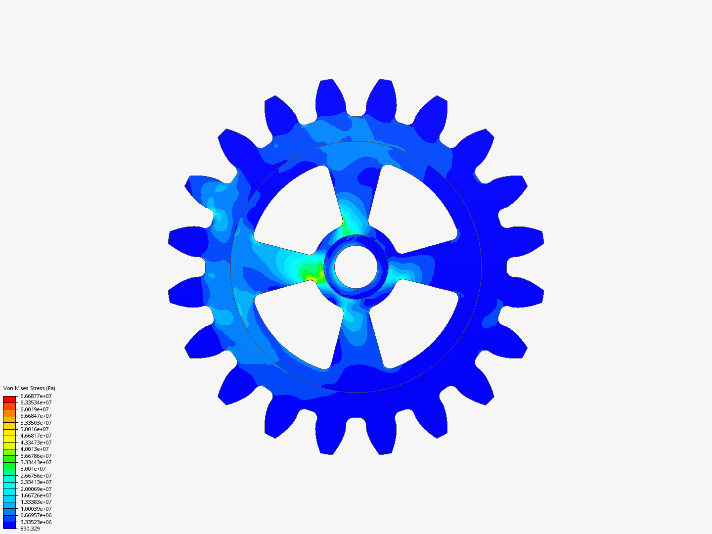 Gear 3, 4 and 5 by yahyaalikhan2 | SimScale