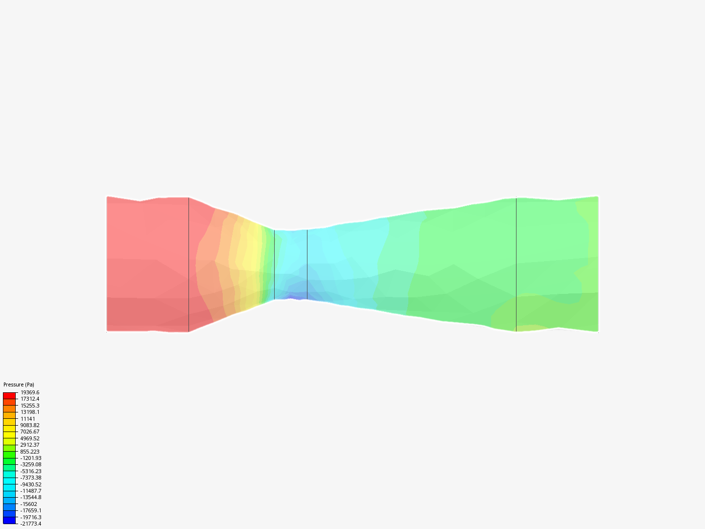 Venturi Meter (MatE 107) - Copy for Mesh 1 by ynishimura | SimScale