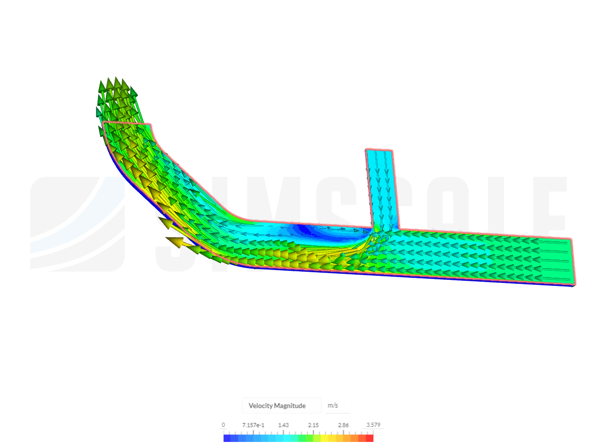 Tutorial 2: Pipe junction flow by yoonjae_h | SimScale