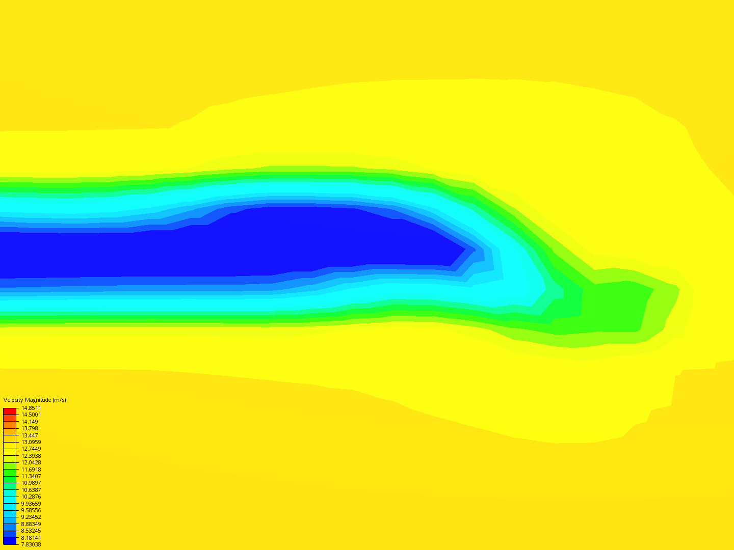 Flow over a wing by yuel | SimScale