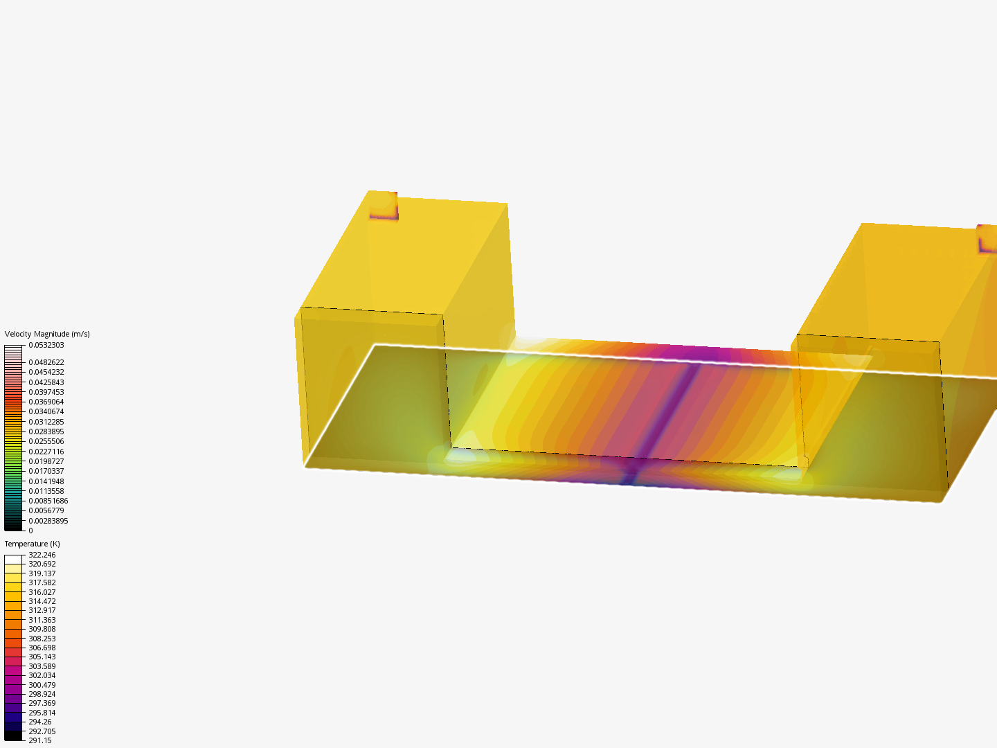 One level rack vent by zacamaso | SimScale