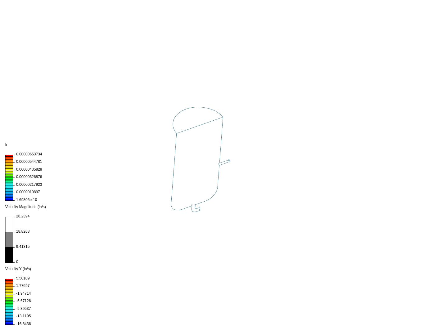Fluid Flow Through Tank by zfearnside | SimScale