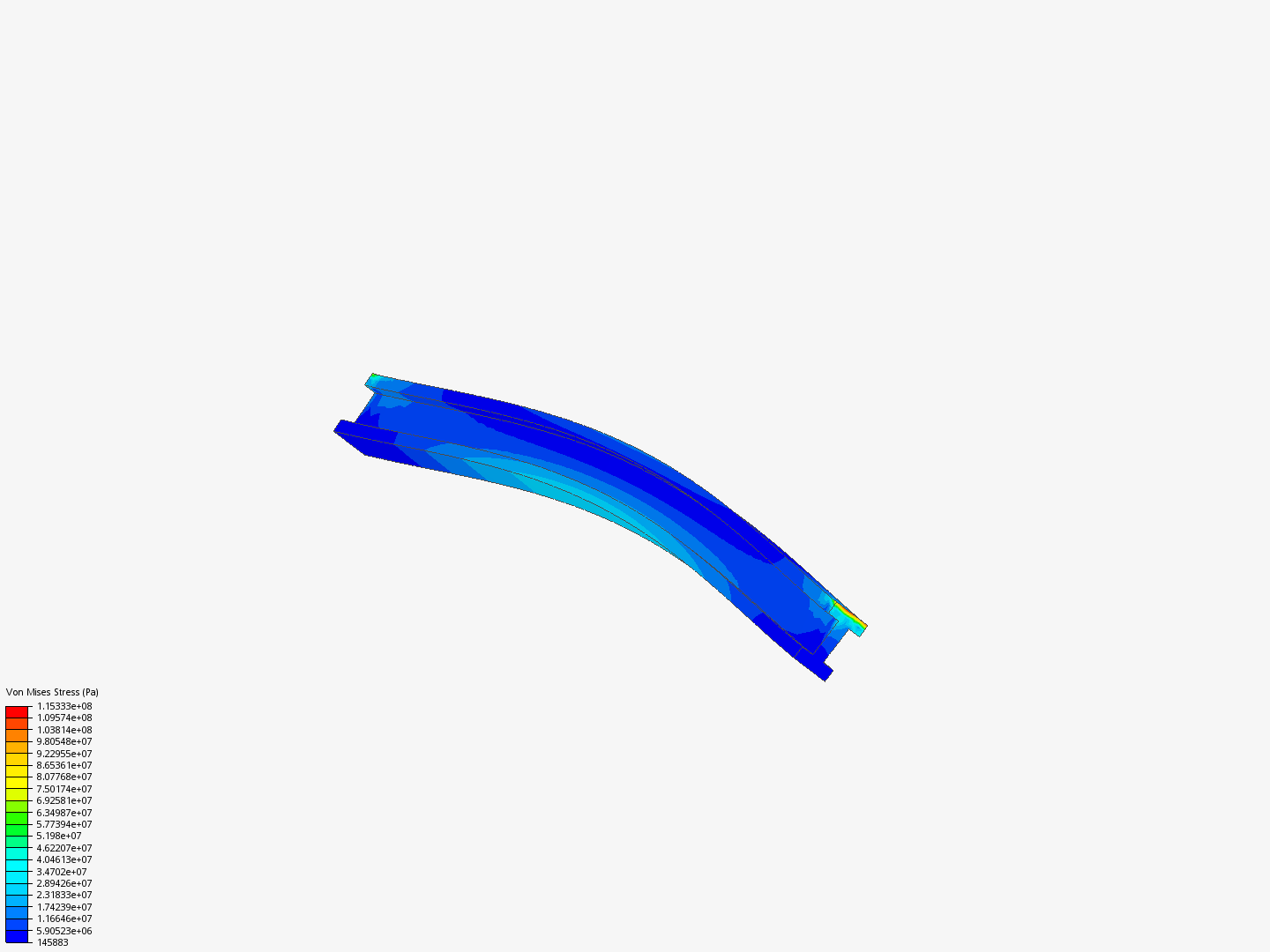 I Beam Test by zman97211 | SimScale