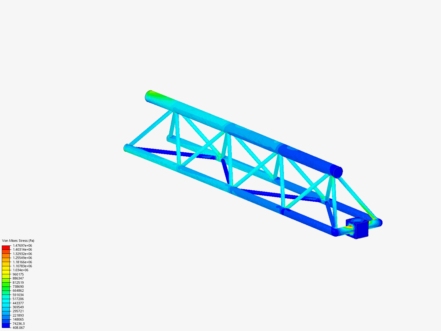 Tutorial - Linear static analysis of a crane by zutolo | SimScale