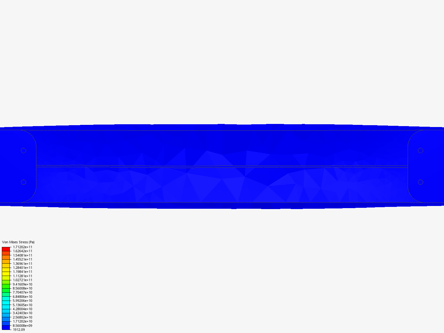 Bumper beam by zvuk | SimScale