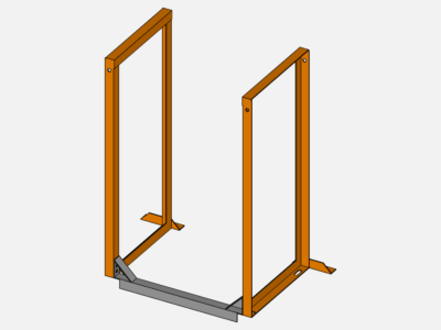 Walkway handrail - bolt together by Mamalinku | SimScale