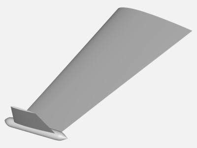 aripa un singur winglet by rmarinescu | SimScale