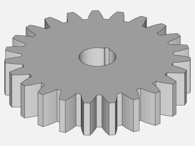 Spur Gears - Contact Analysis by Qureshi | SimScale