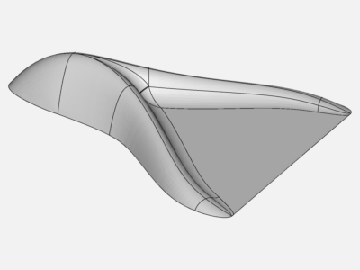 Wishbone Vortex Generator Isolated by mkearne4 | SimScale