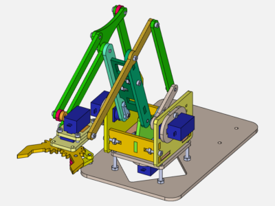 Robotic Arm by qasim04 | SimScale