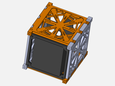 FEA_CUBESAT by 2kumar_manas | SimScale