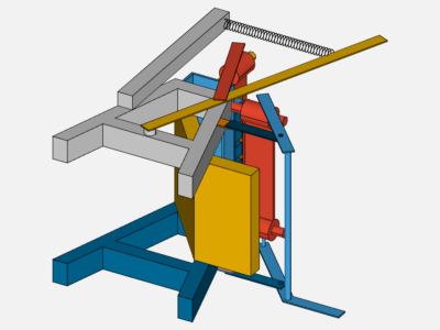 cutting machine by ad_k | SimScale