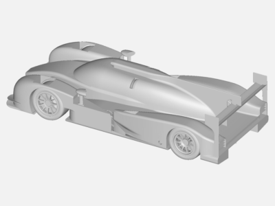 Aerodynamics analysis of a LMP1 race car by diegogp | Sim...