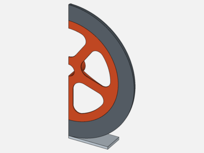 Tutorial: Nonlinear Analysis of a Wheel by simscale | SimScale