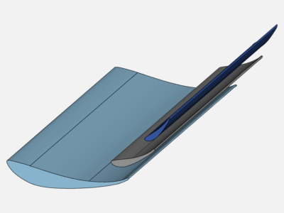 Rear Wing Final CFD by mekepate | SimScale