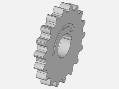 Spur gear analysis by ssundar_a | SimScale