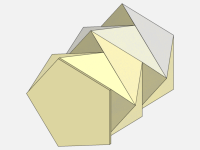 Kresling folding by cwoodgate | SimScale